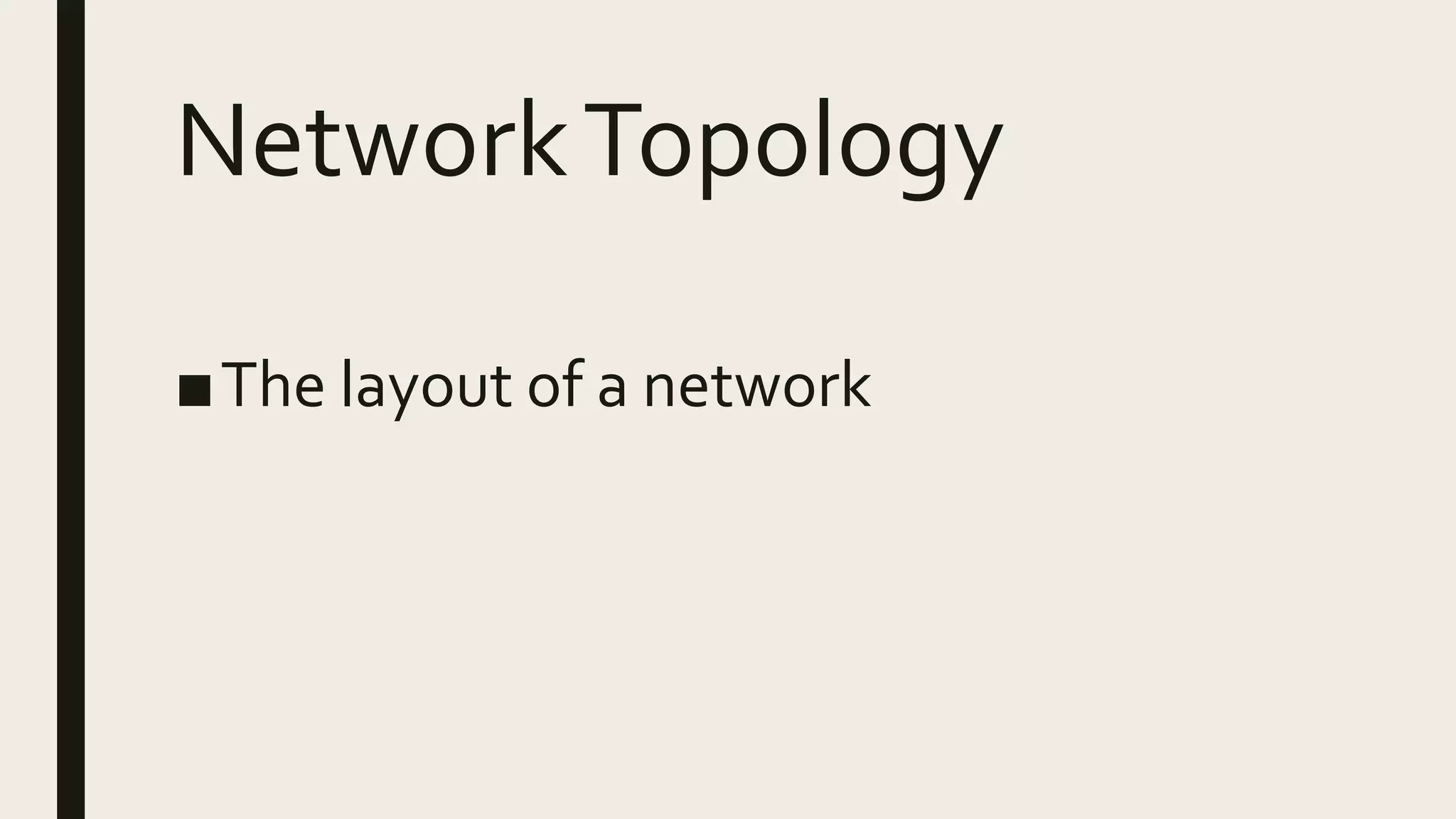 Network topology | PPTX