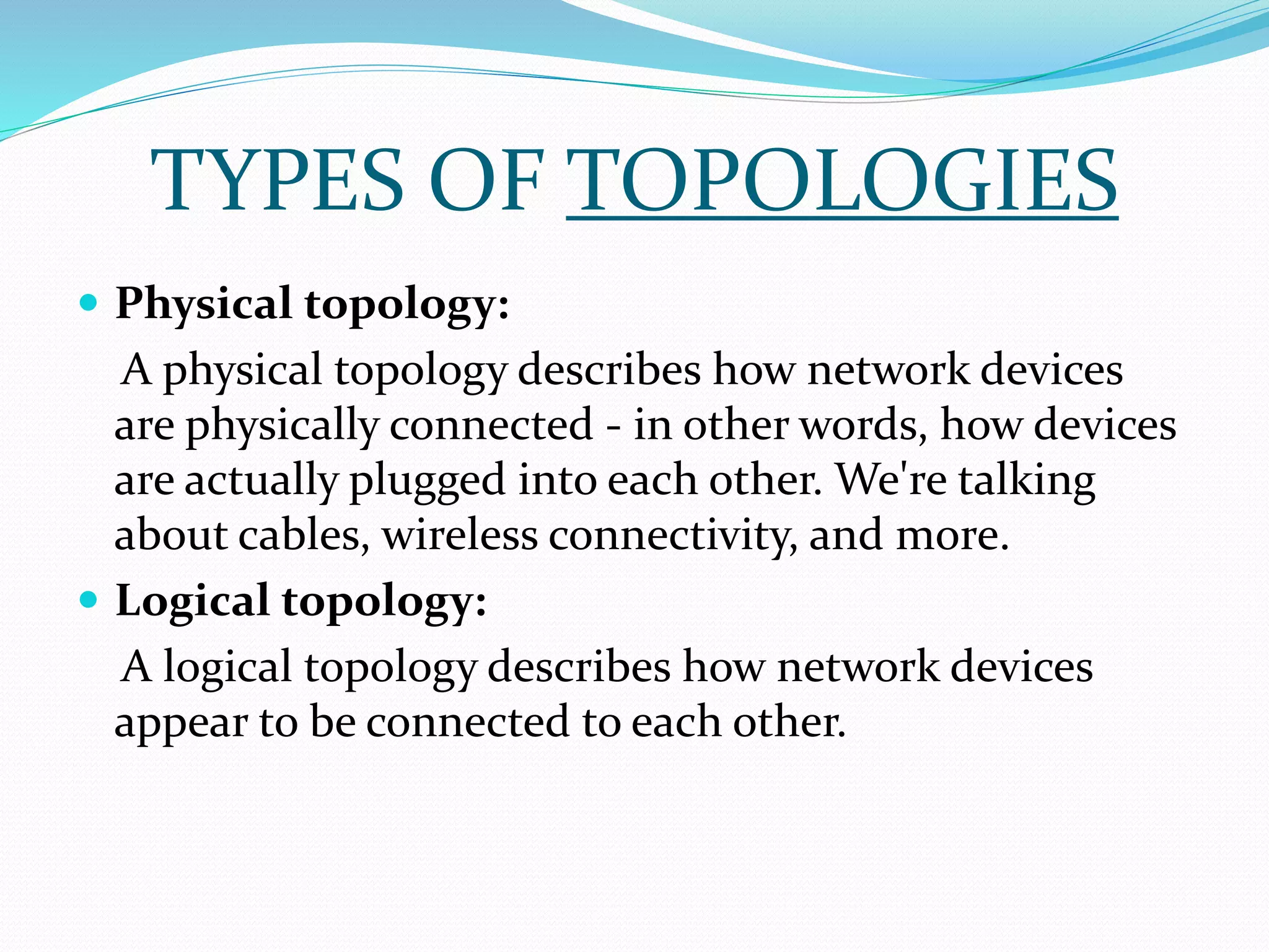 Network topology | PPTX