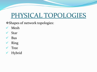 Network topology | PPTX