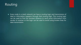 Network topology | PPTX | Computer Networking | Computing