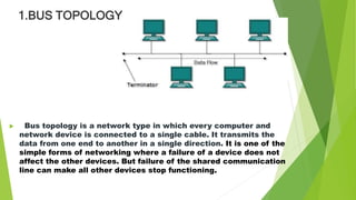 Network topology | PPTX | Computer Networking | Computing