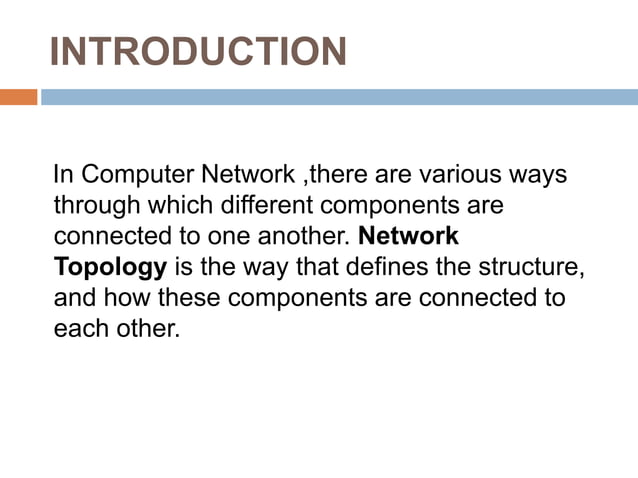 NETWORK TOPOLOGY.pptx | Computer Networking | Computing