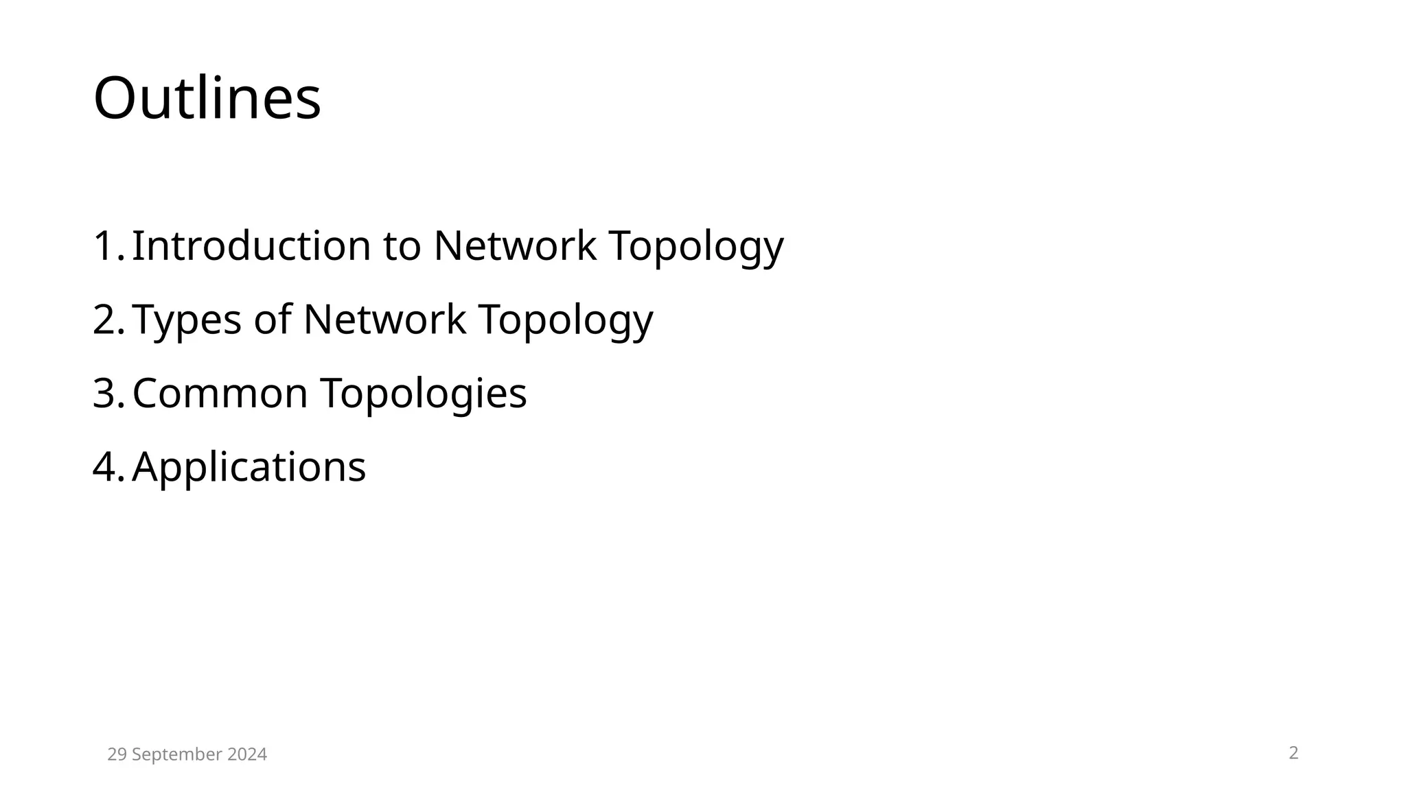 A Basic Overview of Network Topologies and Their Applications in Modern Communication Systems | PPTX