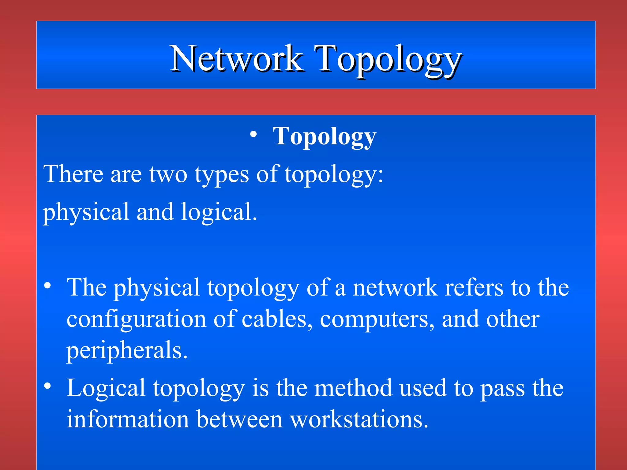 Network topology architecture | PPT