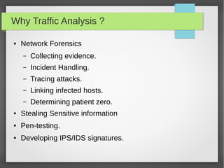 Network traffic analysis course | PDF