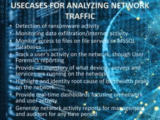 Network traffic analysis with cyber security | PPTX