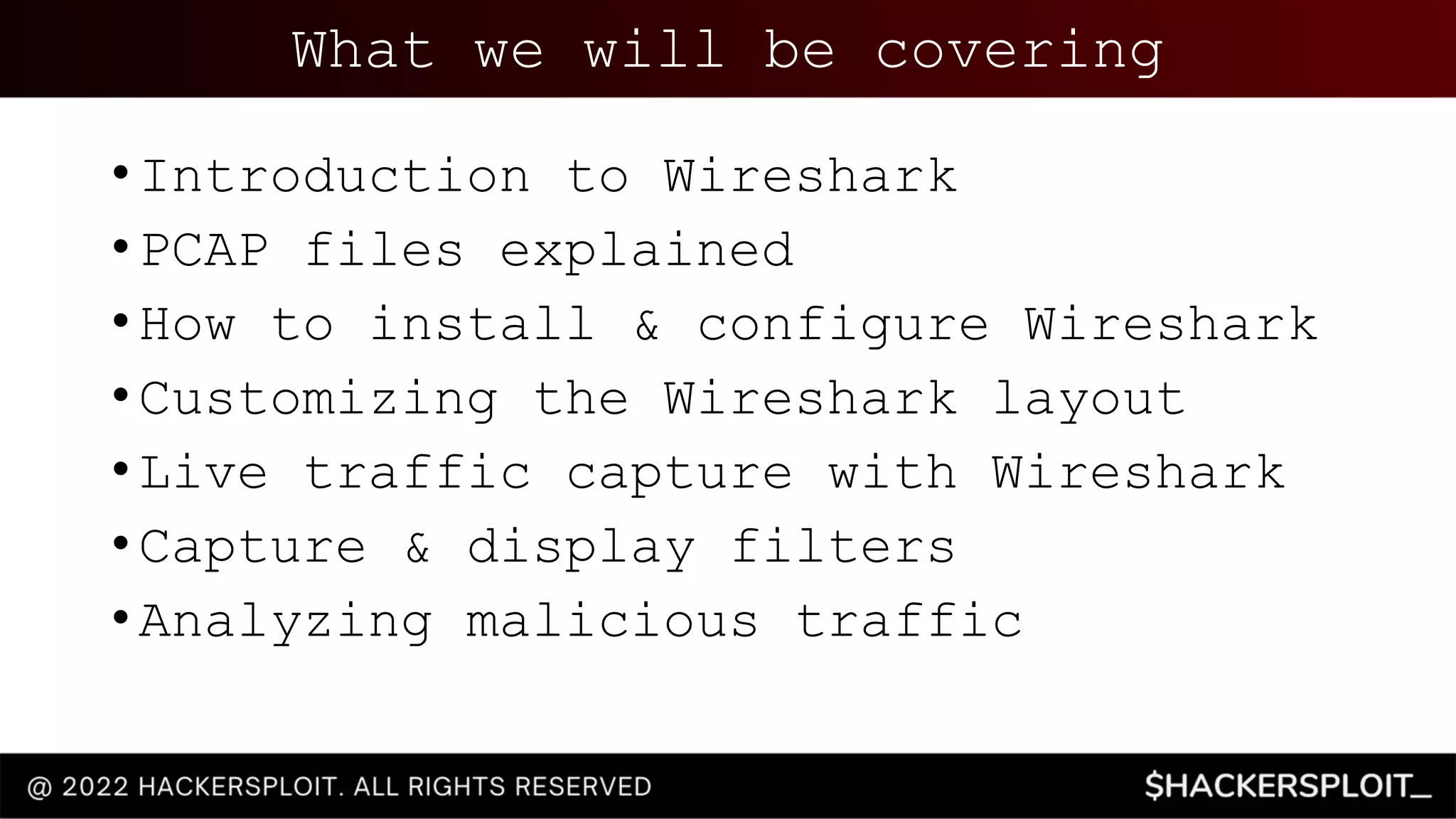 Network Traffic Analysis With Wireshark Pptx