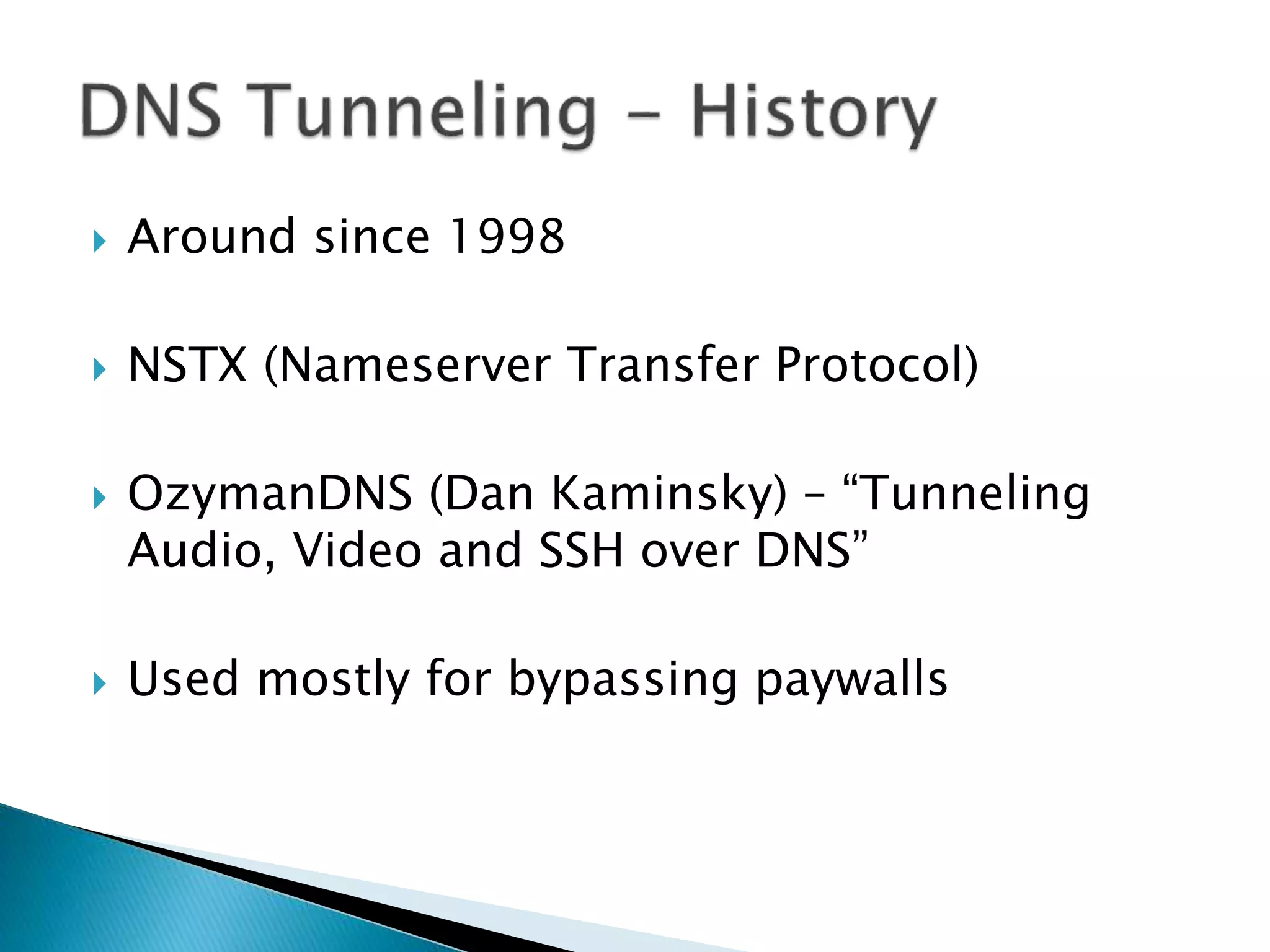 Network tunneling techniques | PPTX