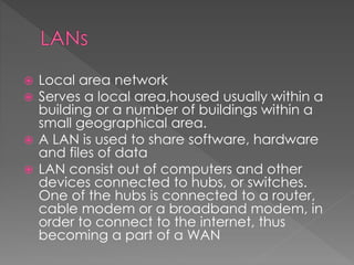 LAN Network types | PPTX