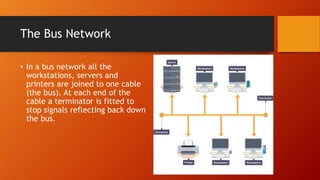 Network Types and Topologies | PPTX | Computer Networking | Computing