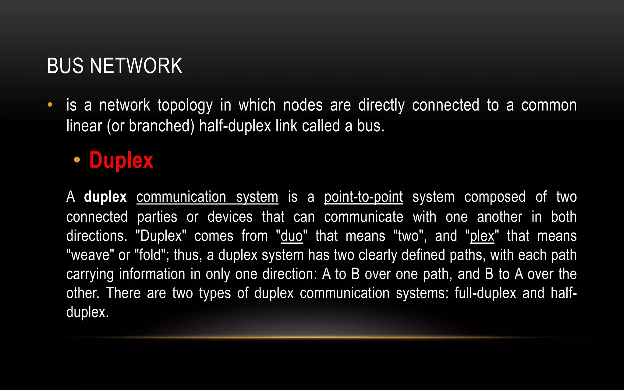 Network use and configuration | PPTX