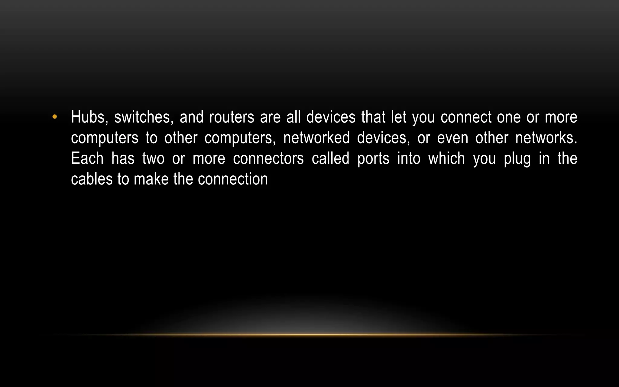 Network use and configuration | PPTX