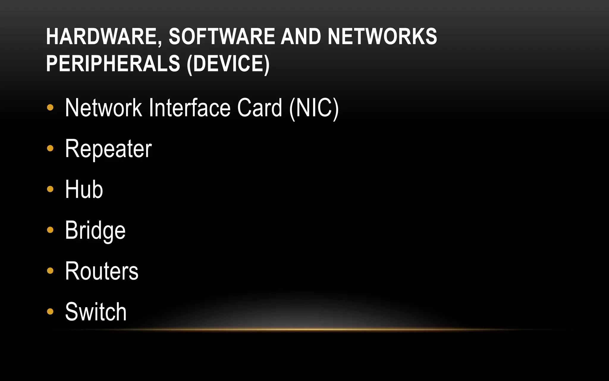 Network use and configuration | PPTX