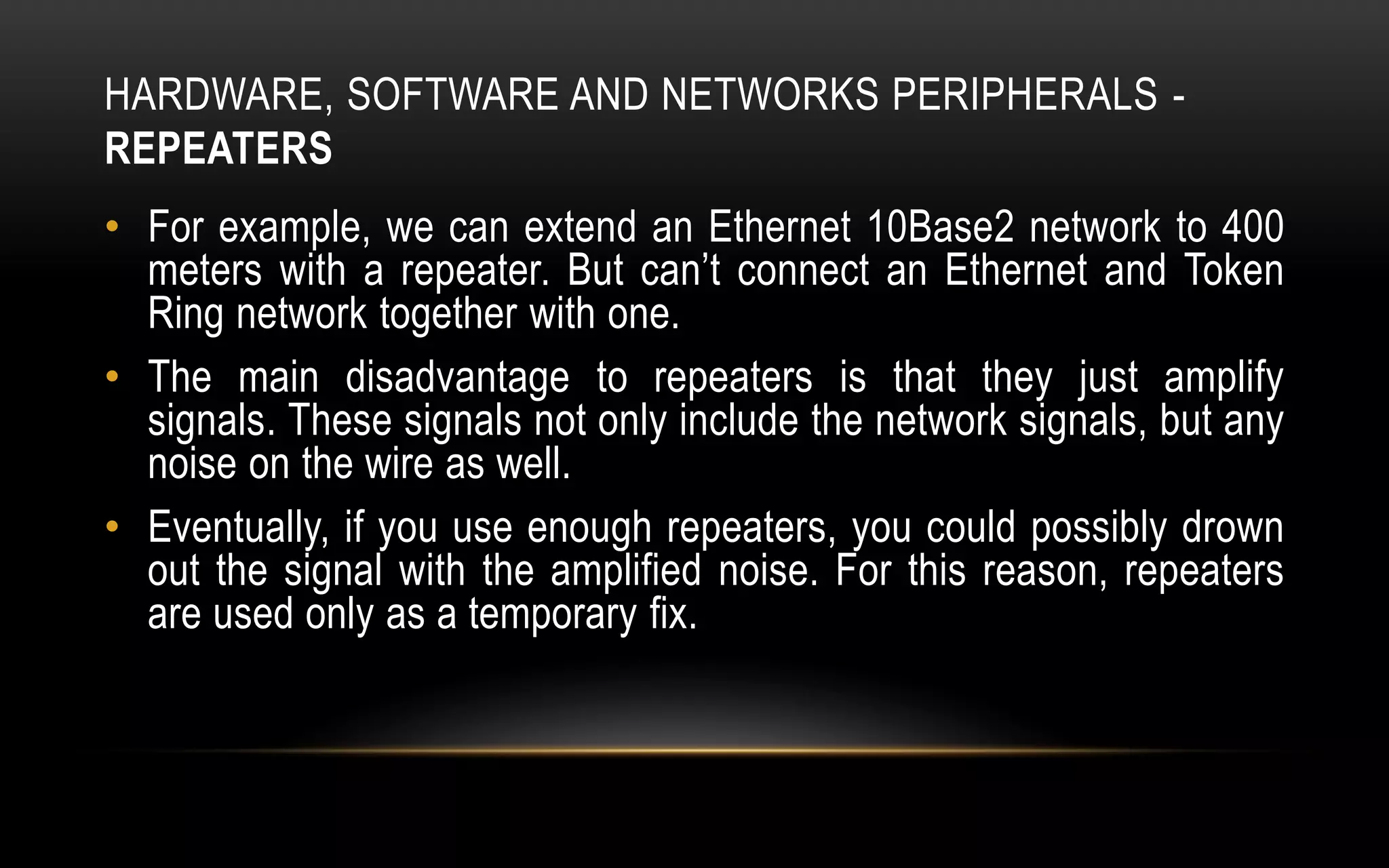 Network use and configuration | PPTX