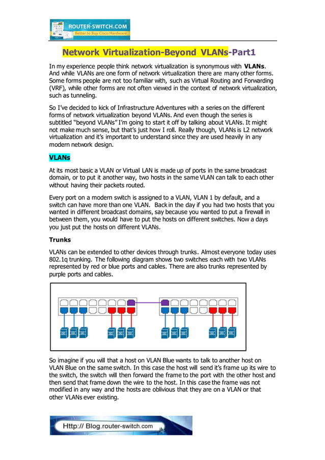 Network virtualization beyond vla ns-part1 | PDF
