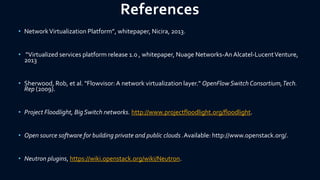 Network Virtualization for Cloud Services Infrastructure | PPTX