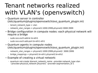 Network virtualization with open stack quantum | PPT