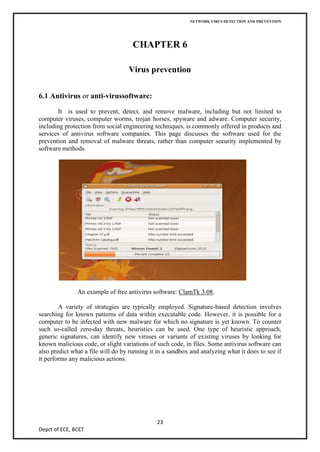 Network virus detection & prevention | DOCX