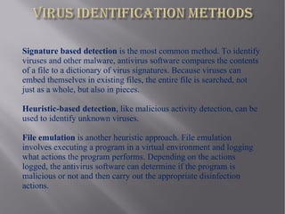 Network virus detection & prevention | PPT