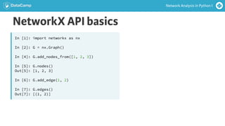 Datacamp - Networkx datacamp chapter 1 | PPT