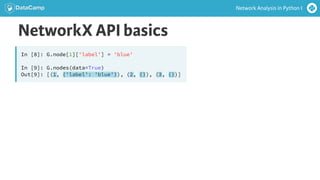 Datacamp - Networkx datacamp chapter 1 | PPT