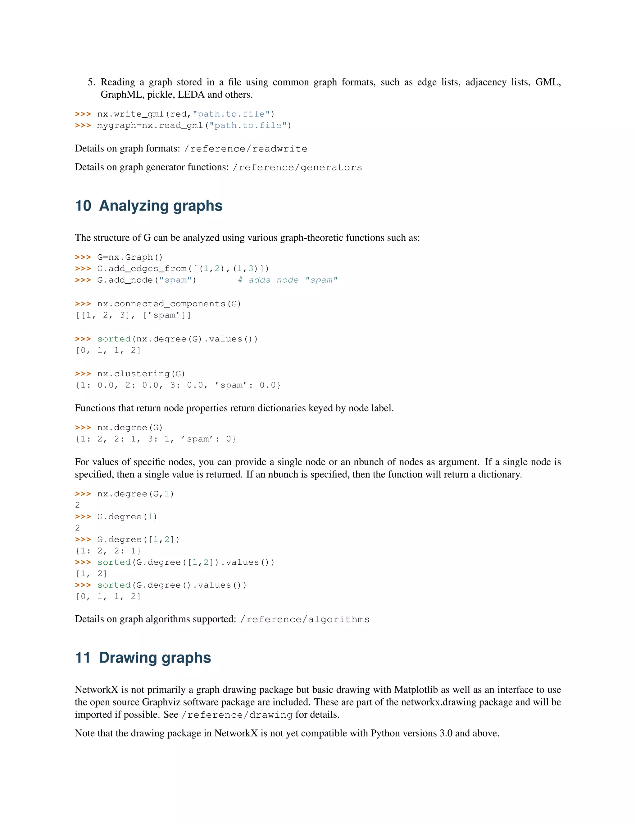 Networkx tutorial | PDF | Computing | Technology & Computing