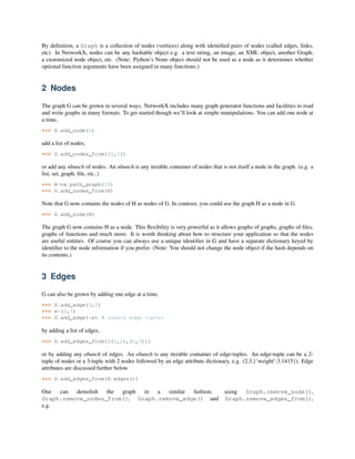 Networkx tutorial | PDF | Computing | Technology & Computing