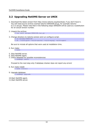 Netxms install guide | PDF