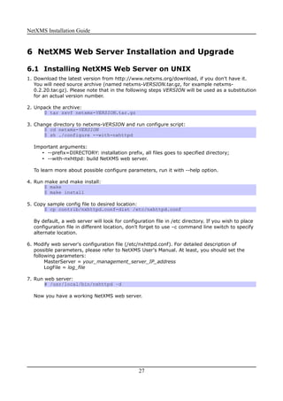 Netxms install guide | PDF