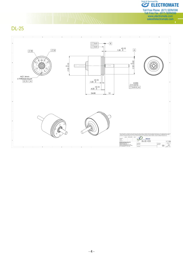 Netzer dl 25-specsheet | PDF