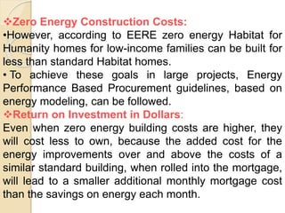 Net zero energy buildings | PPTX
