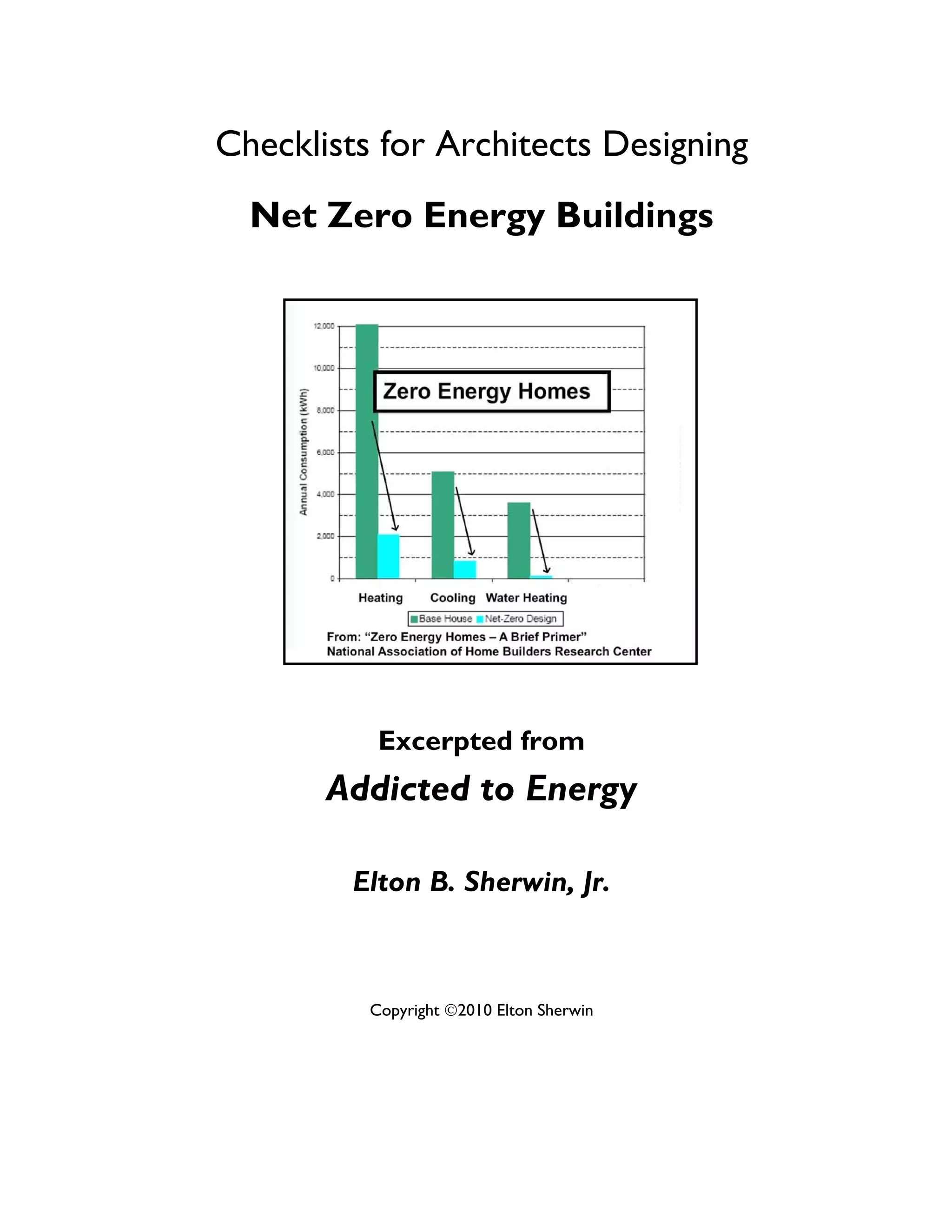 Net Zero Energy Buildings - Checklists for Architects | PDF