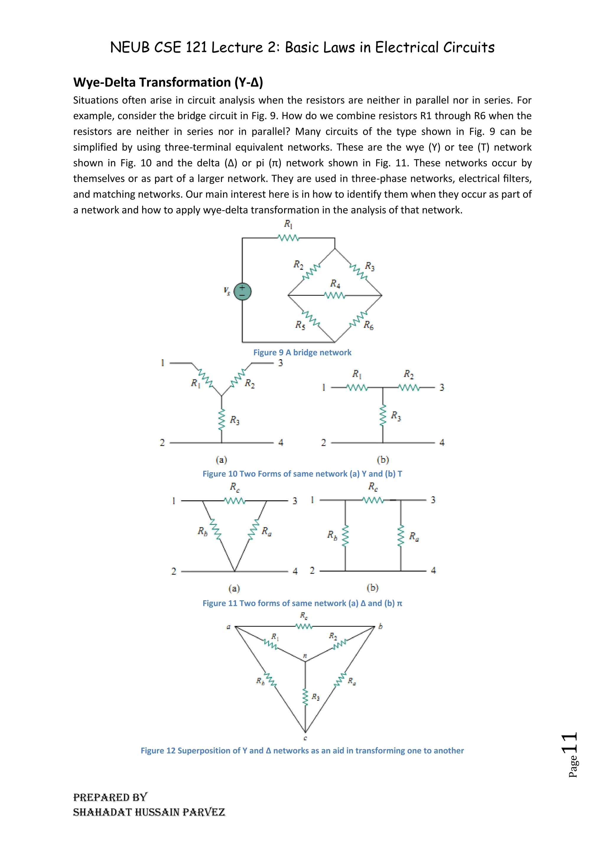 neub-cse-121-lec-2.pdf Basic-Electric-and-Circuit | PDF