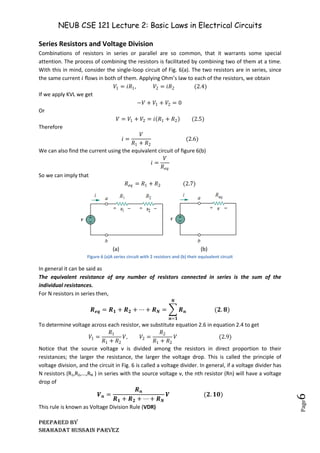 neub-cse-121-lec-2.pdf Basic-Electric-and-Circuit | PDF