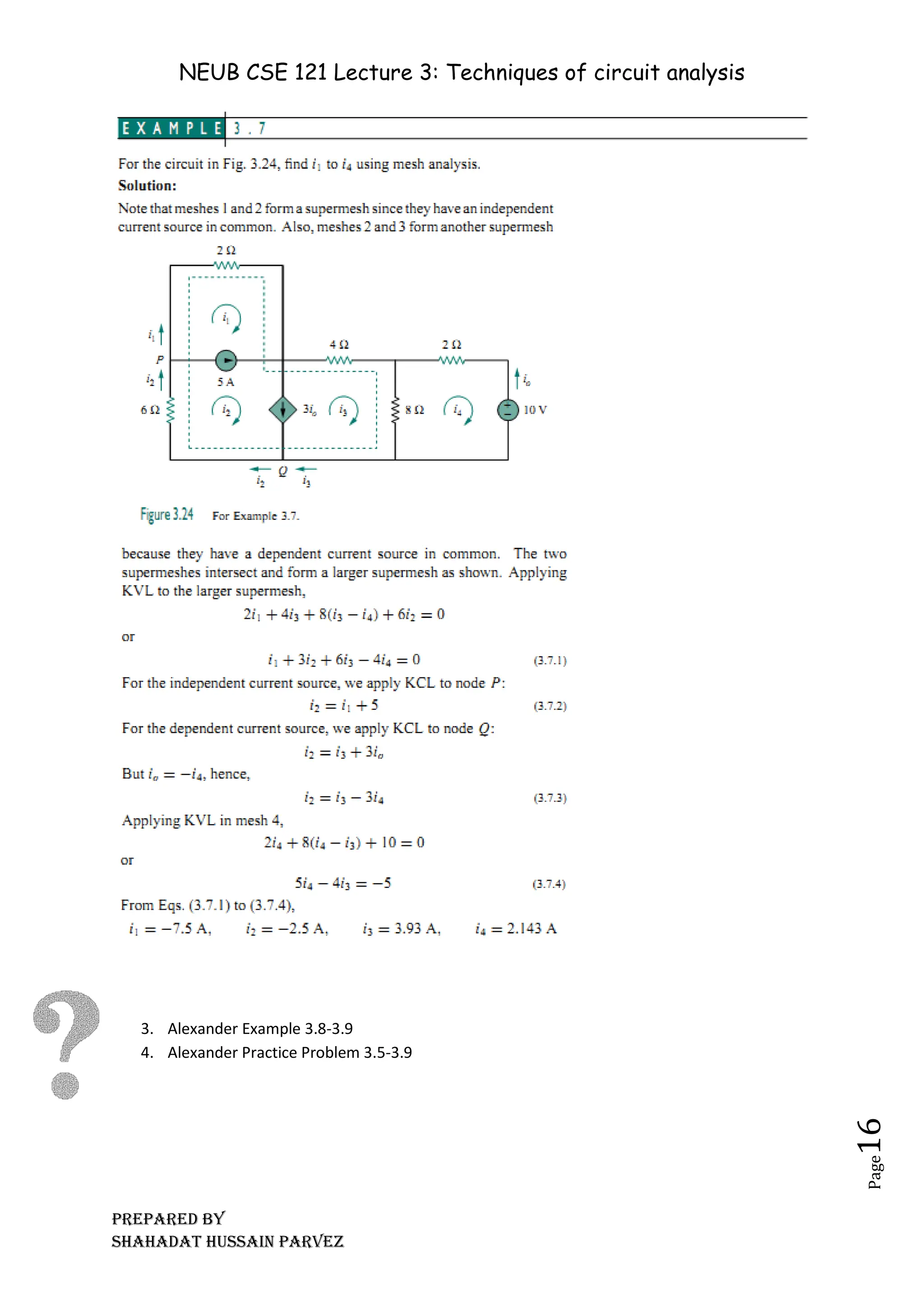 neub-cse-121-lec-3.pdf Basic-Electric-and-Circuit | PDF