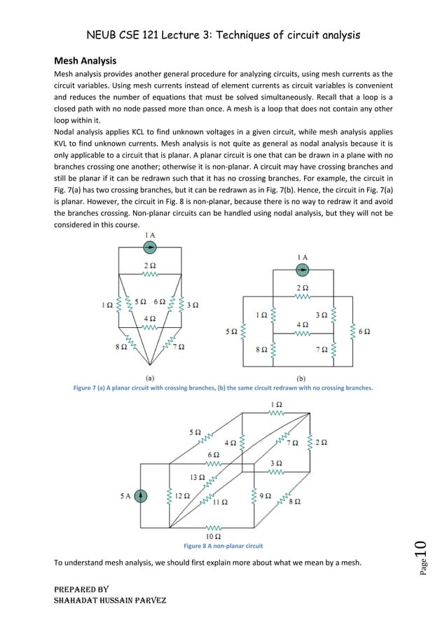 neub-cse-121-lec-3.pdf Basic-Electric-and-Circuit | PDF