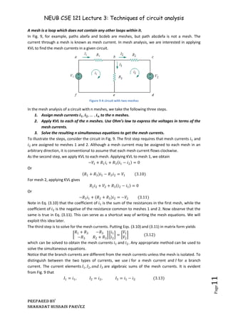 neub-cse-121-lec-3.pdf Basic-Electric-and-Circuit | PDF | Computer Networking | Computing