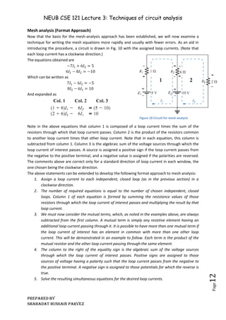 neub-cse-121-lec-3.pdf Basic-Electric-and-Circuit | PDF | Computer Networking | Computing
