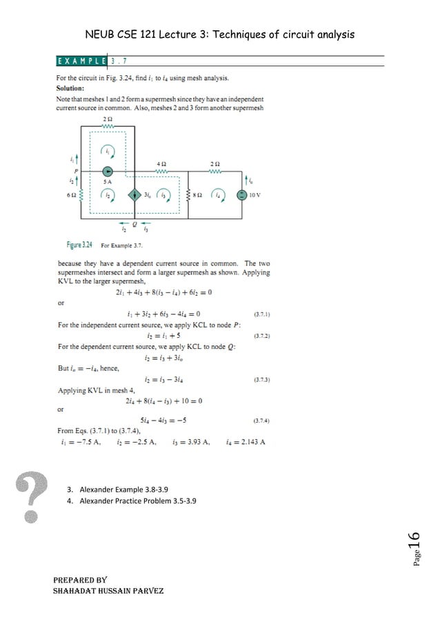 neub-cse-121-lec-3.pdf Basic-Electric-and-Circuit | PDF