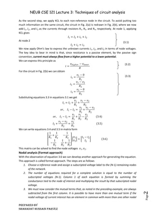 neub-cse-121-lec-3.pdf Basic-Electric-and-Circuit | PDF | Computer Networking | Computing