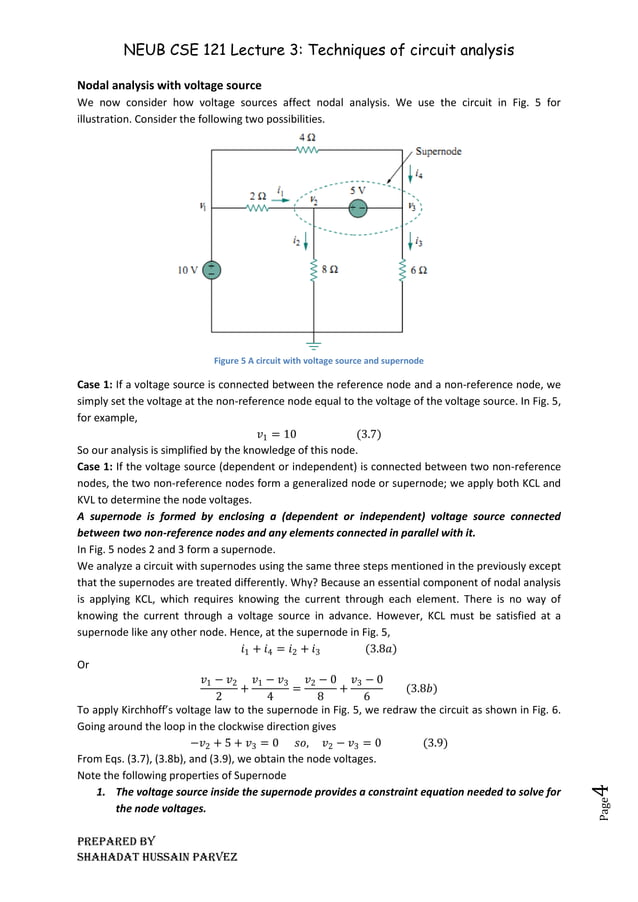 neub-cse-121-lec-3.pdf Basic-Electric-and-Circuit | PDF | Computer Networking | Computing