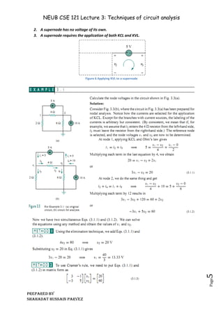 neub-cse-121-lec-3.pdf Basic-Electric-and-Circuit | PDF