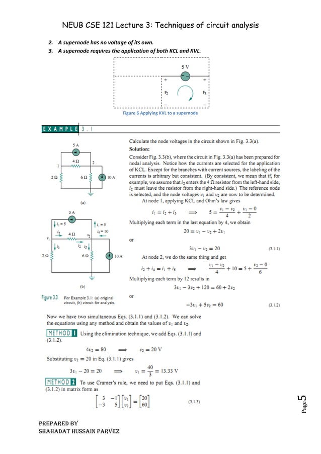 neub-cse-121-lec-3.pdf Basic-Electric-and-Circuit | PDF | Computer Networking | Computing
