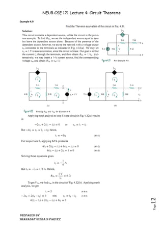 neub-cse-121-lec-4.pdf Basic-Electric-and-Circuit | PDF