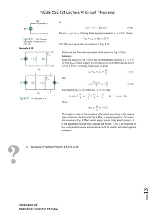 neub-cse-121-lec-4.pdf Basic-Electric-and-Circuit | PDF