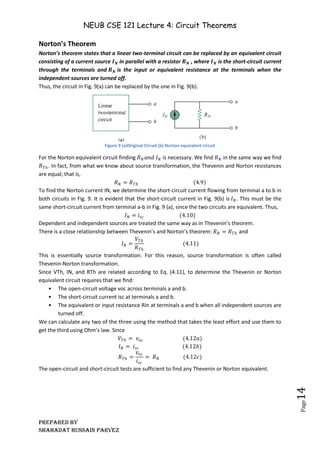 neub-cse-121-lec-4.pdf Basic-Electric-and-Circuit | PDF