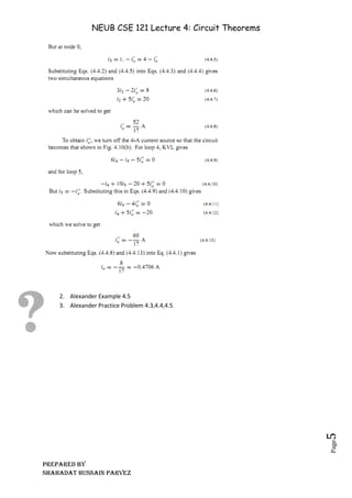 neub-cse-121-lec-4.pdf Basic-Electric-and-Circuit | PDF