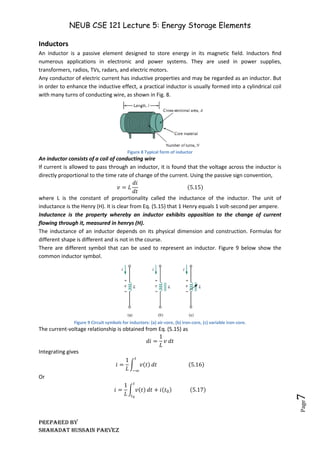 neub-cse-121-lec-5.pdf Basic-Electric-and-Circuit | PDF