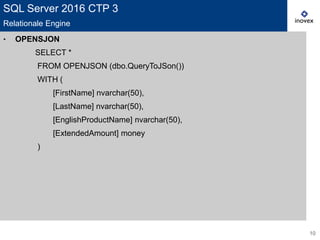 Neues in SQL Server 2016 – Evaluierung SQL Server 2016 CTP 3 für den BI Stack | PPT