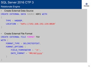 Neues in SQL Server 2016 – Evaluierung SQL Server 2016 CTP 3 für den BI Stack | PPT